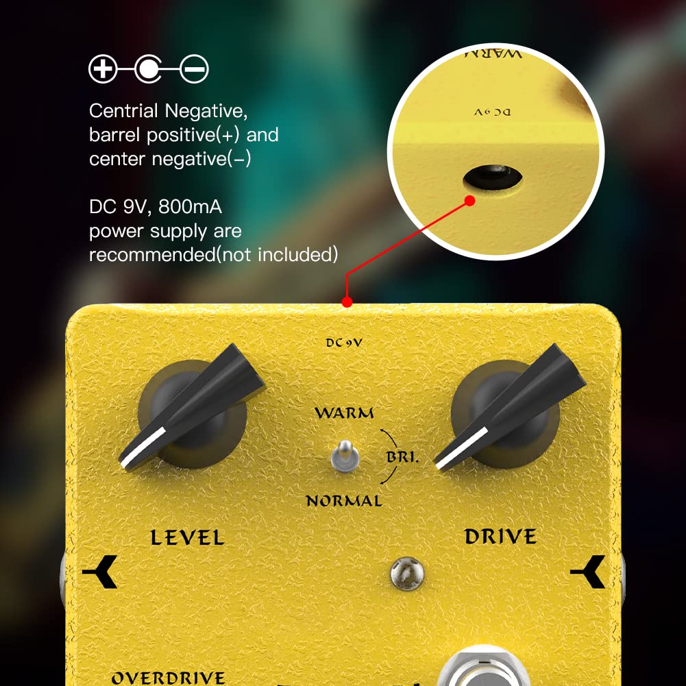 JOYO Fuzz Pedal Between Overdrive& Distortion Across Classic & Mordern Tone for Electric Guitar Effect High-end Edition Dr.J Series (D56)