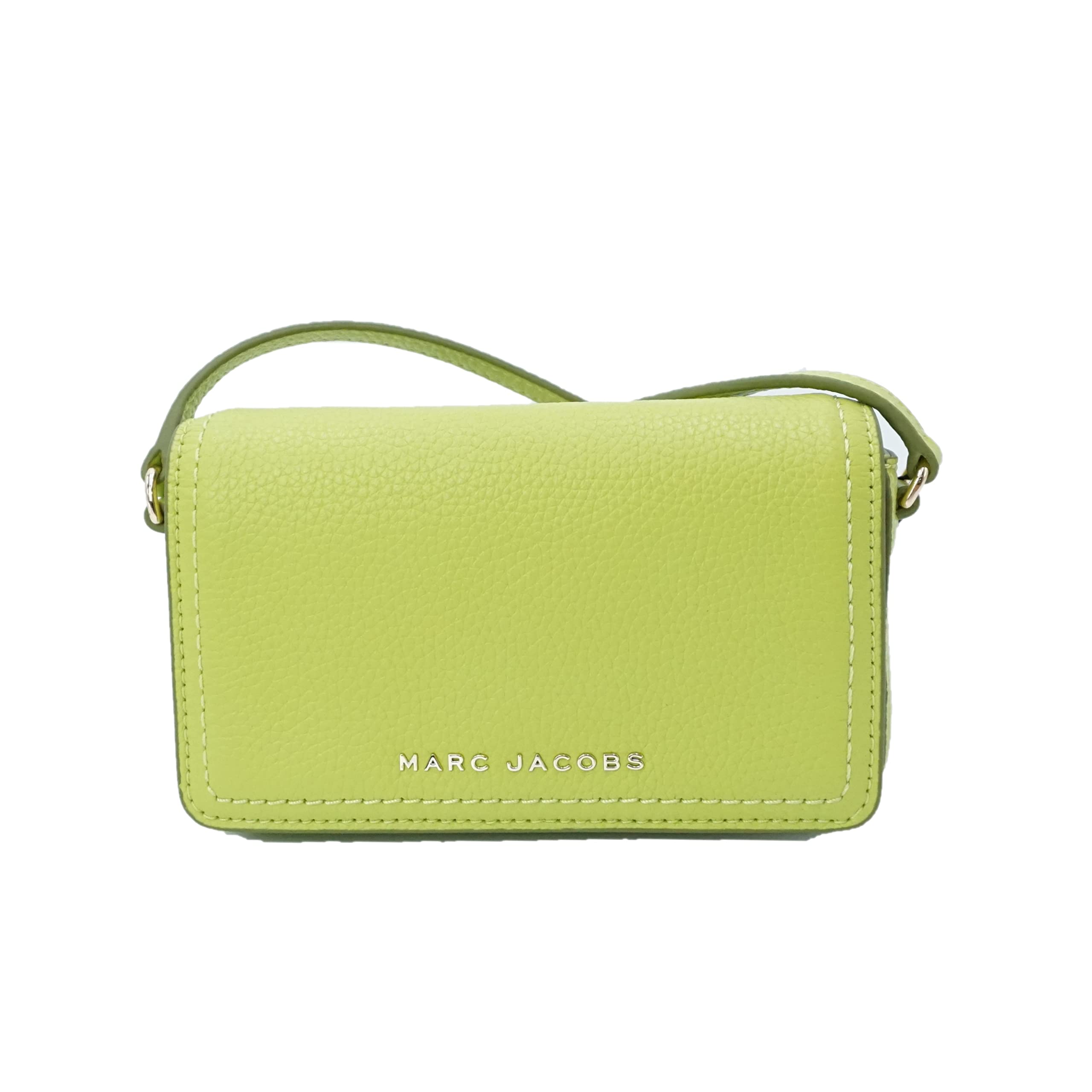 Marc Jacobs H107L0FA21-322 Green Oasis With Gold Hardware Women's Groove Leather Mini Crossbody Bag