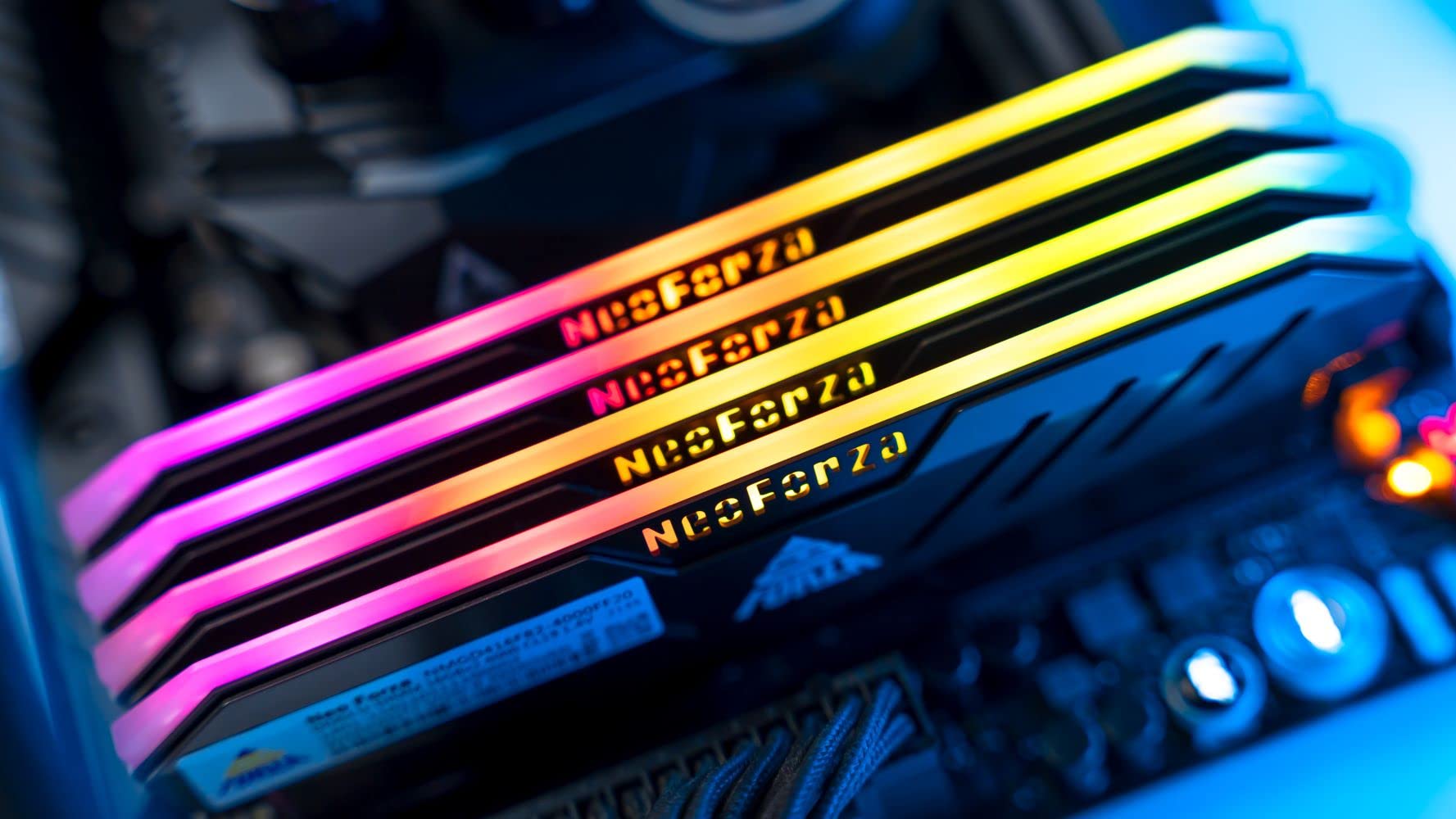Neo Forza Mars 16GB (2x8GB) 288-Pin DDR4 3600 (PC4 28800) RGB SDRAM Desktop Memory Model NMGD480E82-3601DF20
