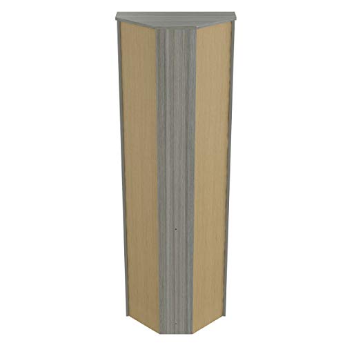 Inval Corner Bookshelf, Smoke Oak