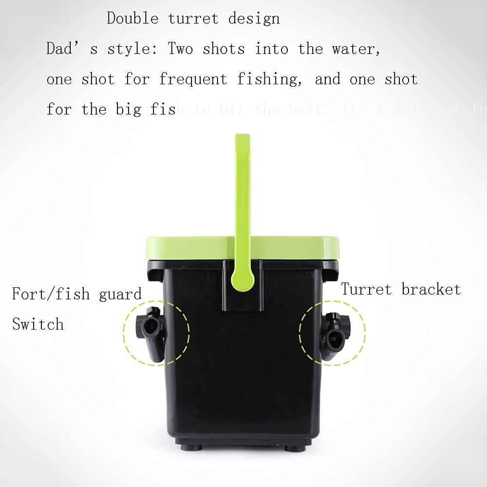 LMMDDP Durable Thickened EVA Fishing Box Waterproof Tackle Storage Large Capacity Organizer Carrying Bag Available (Color : Black red)