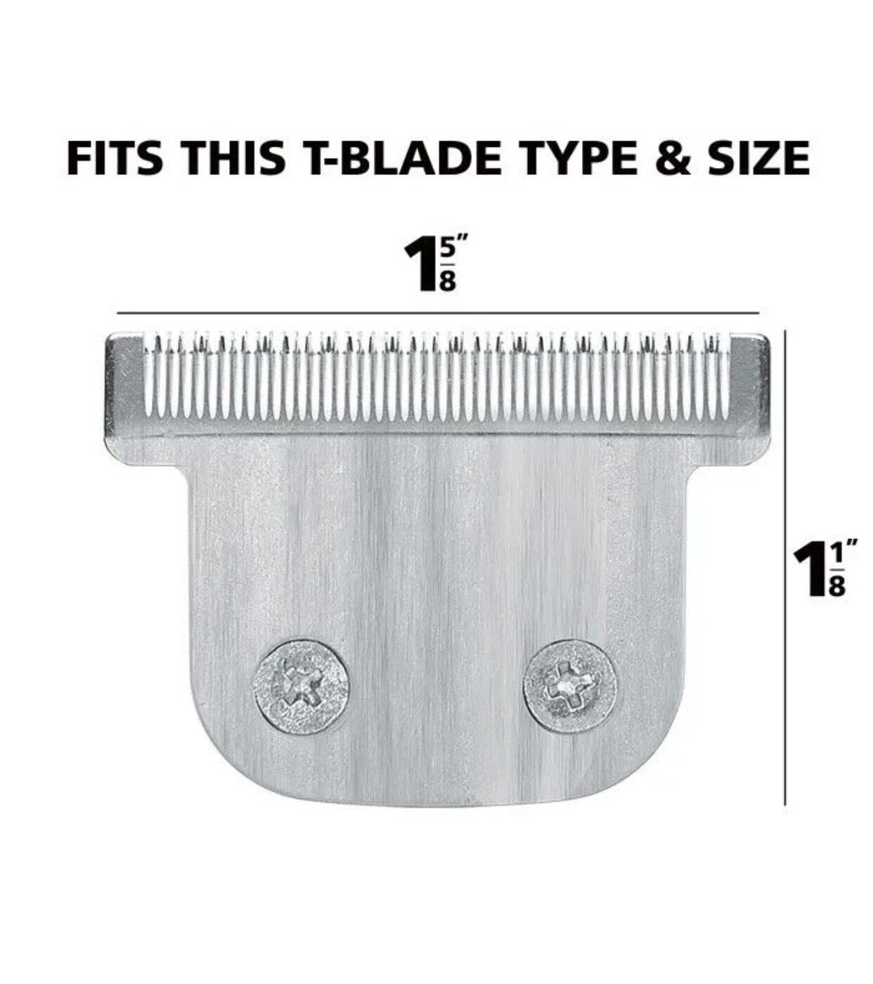 Replacement 4 Piece T Blade Beard Stubble Comb Set (5/16, 3/8, 7/16, 1/2) 02144 for Specific Wahl All in One Lithium Ion Trimmer (See Details for Compatible Models)