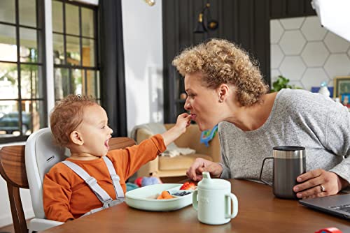 NUK Silicone Baby Suction Plates, Durable Suction Feature Helps Reduce Spills, Microwave & Dishwasher Safe, BPA-Free, Pack of 2