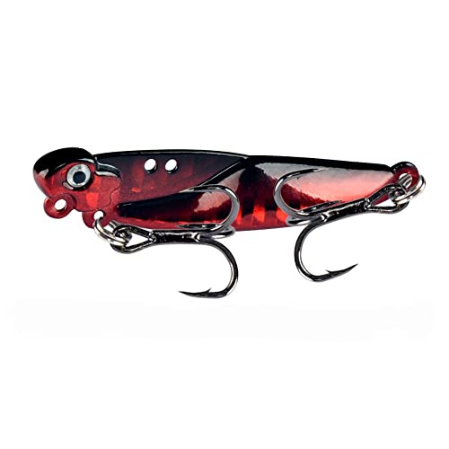 Kedelack Metal Bait VIB Fishing Accessories Simulation Insect Grasshopper Shaped Fishing Tools Artificial Bait (Color : 2)