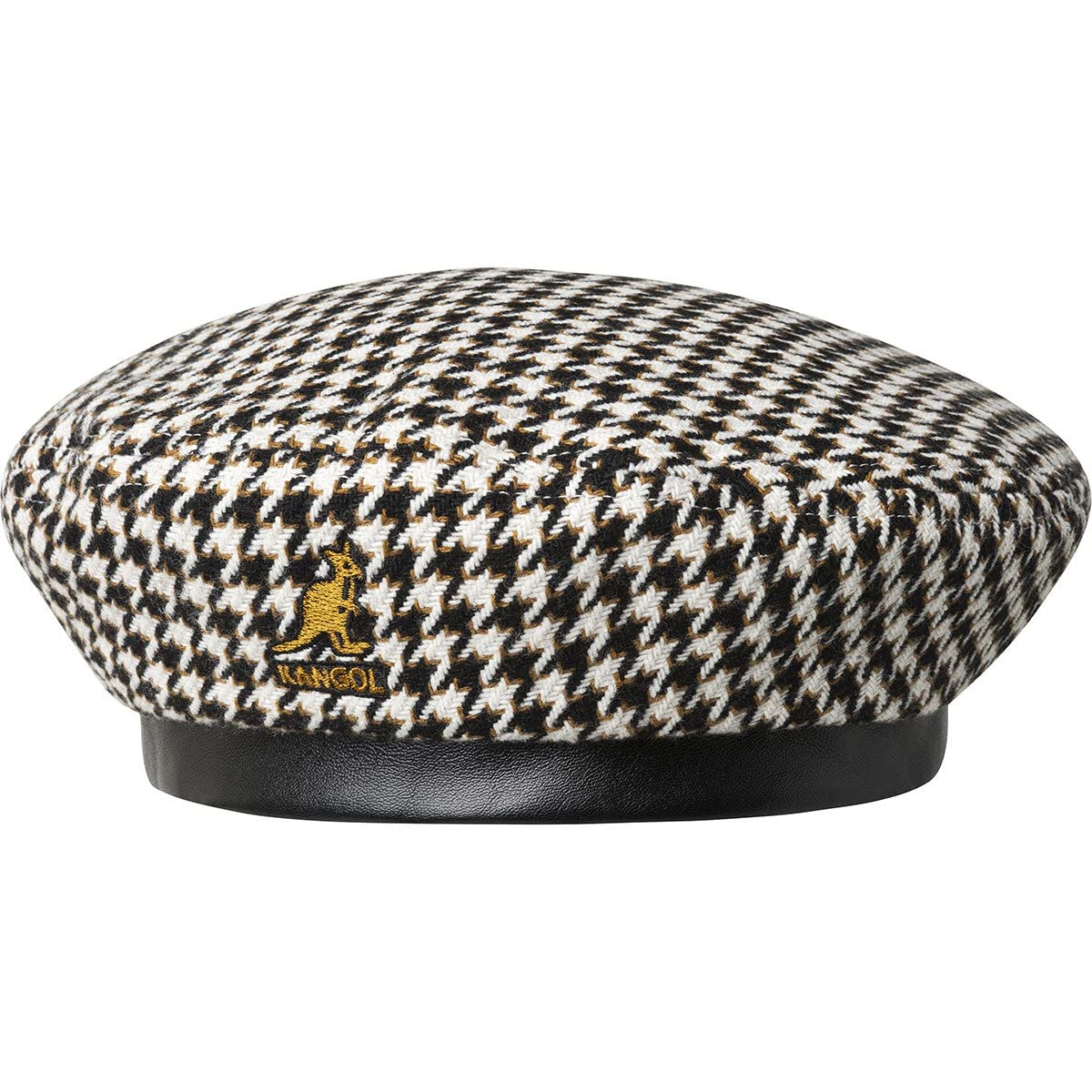 Kangol Tooth Grid Beret - Black/White/S/M Black/White, Small-Medium