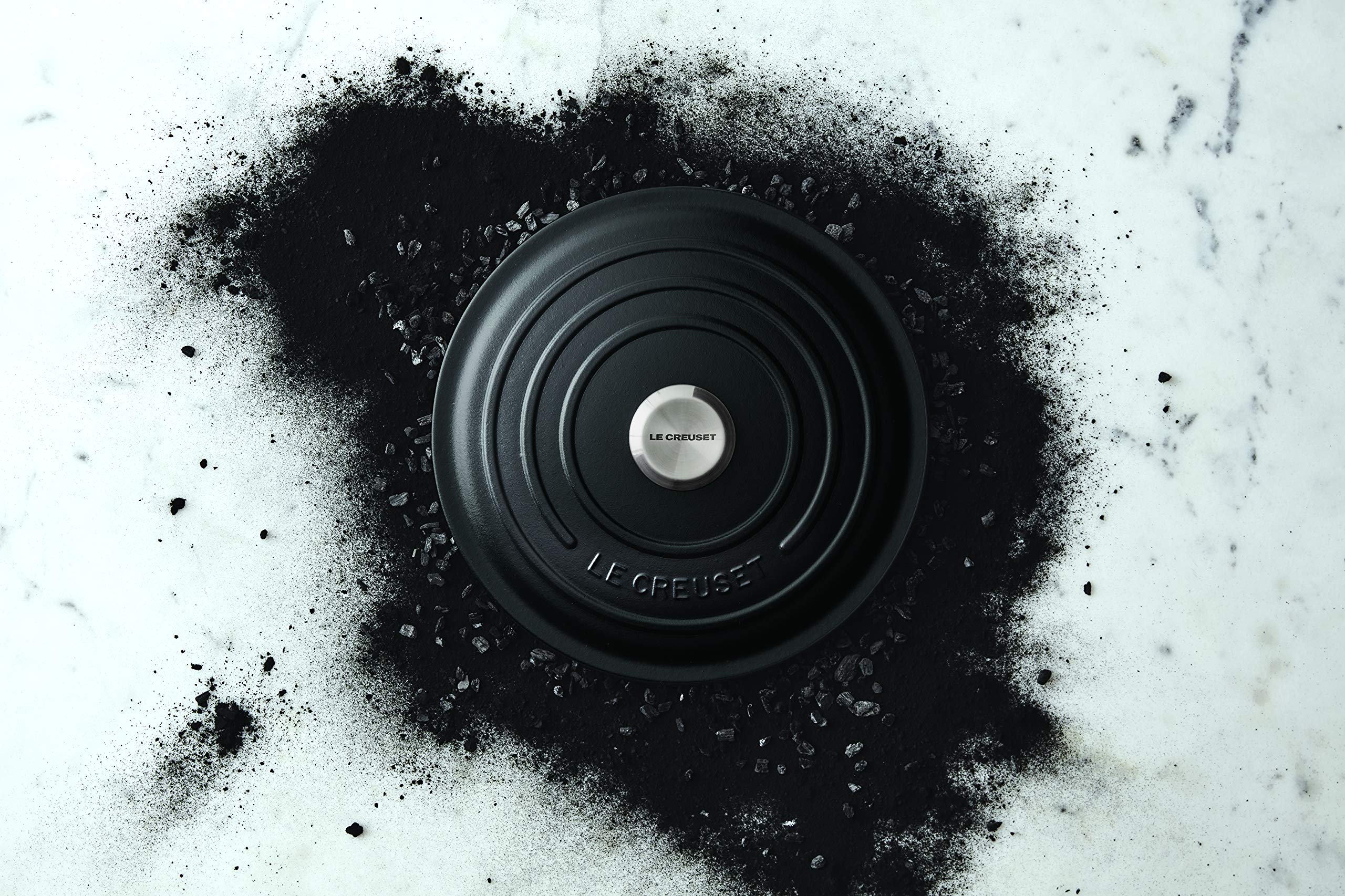 Le Creuset Enameled Cast Iron Signature Iron Handle Skillet, 6.33" (1/2 qt.), Licorice