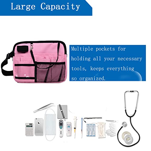 Nurse Fanny Pack, Multi Compartment Pouch, Utility Nurse Bags for Work Supplies, fit for Nurse,RN, Vet