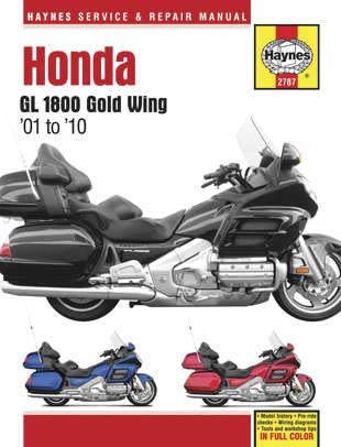 Haynes Manuals Manual Hon Gl1800 Gw 01 09 M2787 New