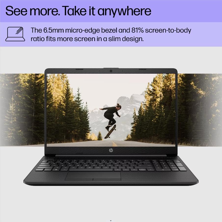 HP 2023 Newest Laptop, 15.6" Display, Intel Pentium Quad-Core Processor, 16GB RAM, 1TB SSD, Intel UHD Graphics, Wi-Fi, Bluetooth, Webcam, Windows 11 Home, Black