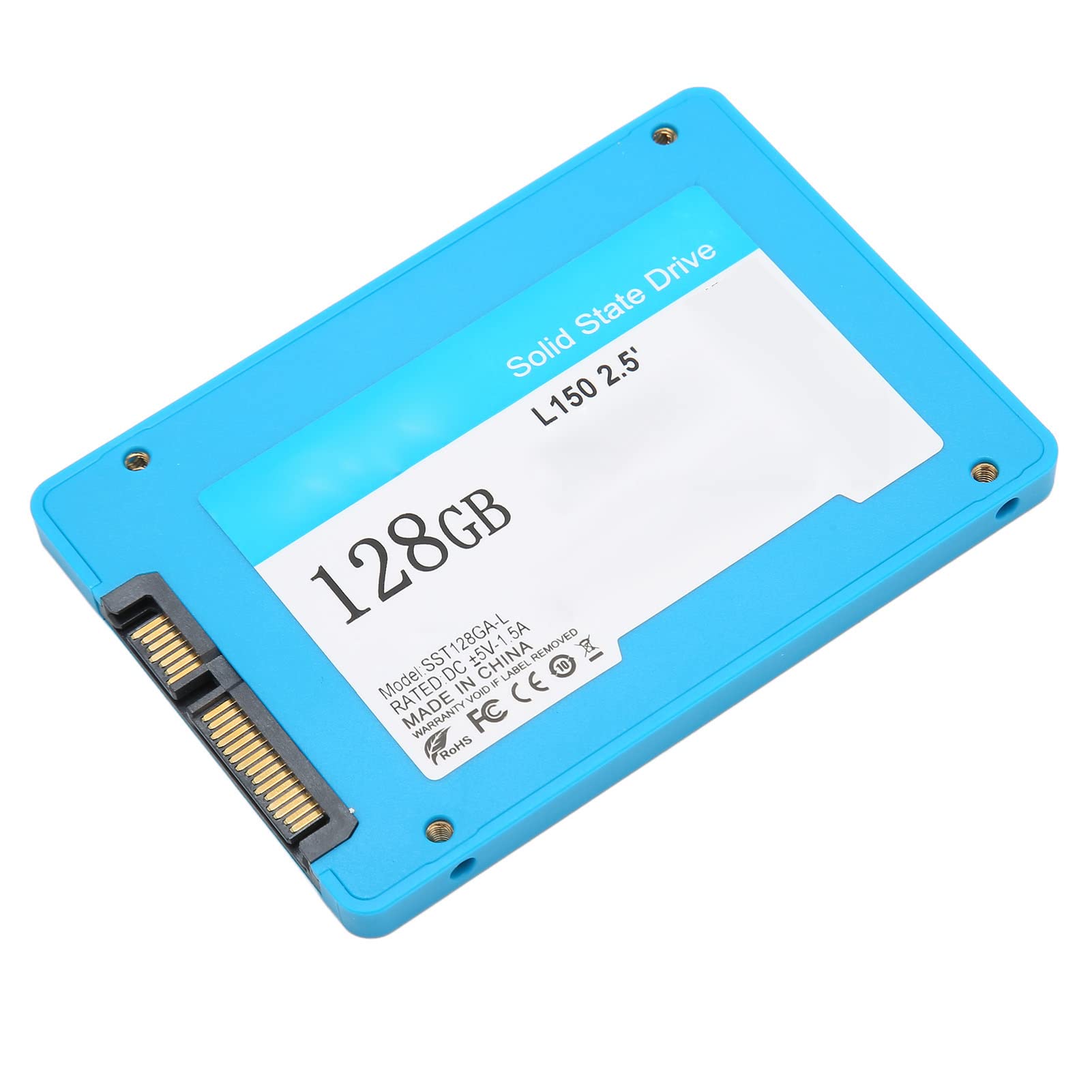 Naroote Laptop SSD, Practical Power Management Mode SATA3.0 SSD 2.5 Inch Universal for Desktops PC (128GB)