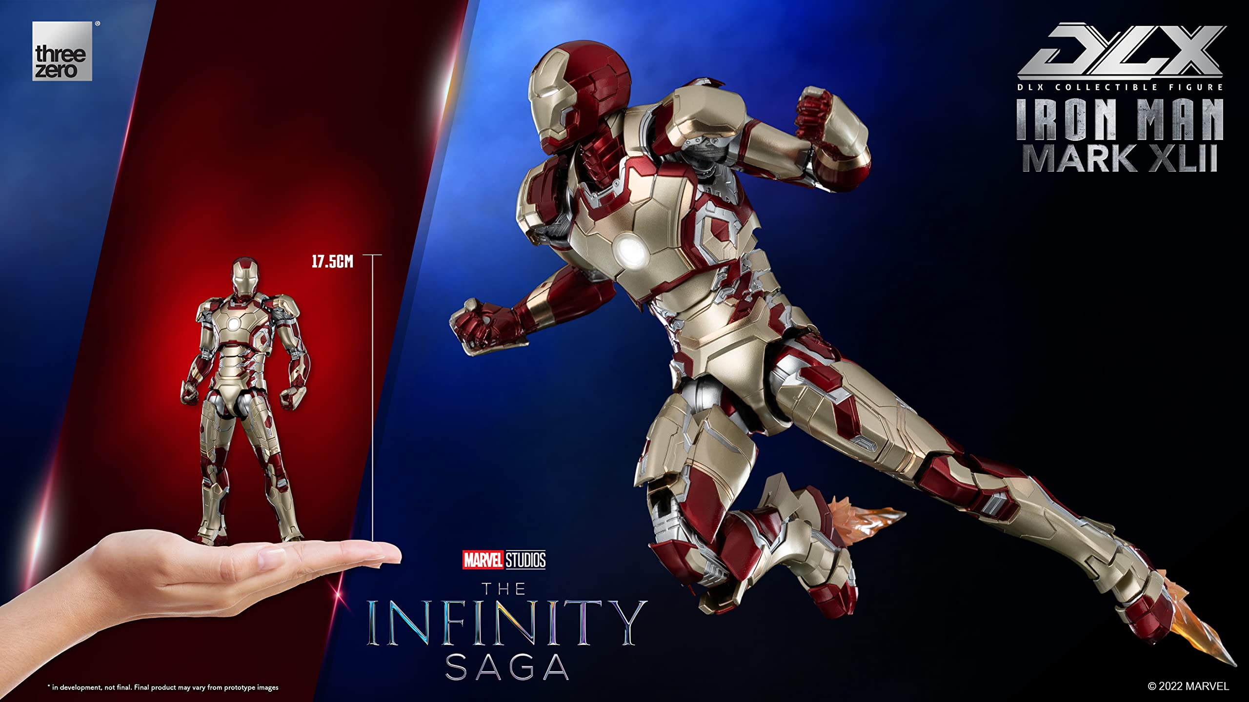 Marvel Infinity Saga: Iron Man Mark 42 1:12 Scale DLX Action Figure