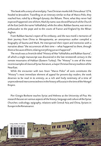 History of Mar Yahballaha and Rabban Sauma: Edited, translated, and annotated by Pier Giorgio Borbone