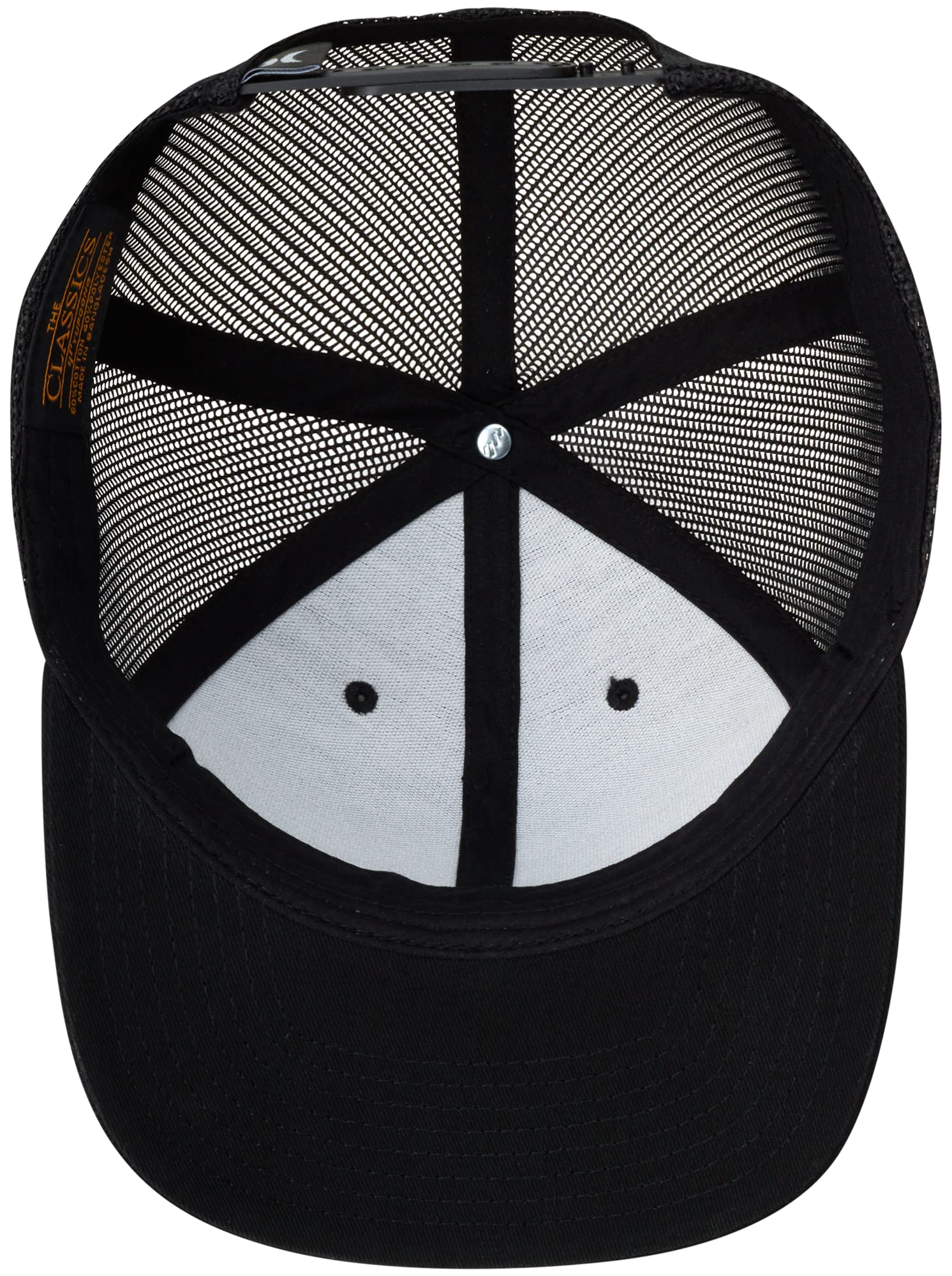 Hurley Men's Trucker Hat - Corp Snap Back Comfortable Curved Bill with Adjustable Snap Closure - Trucker Hats for Men, Size One Size, Olive