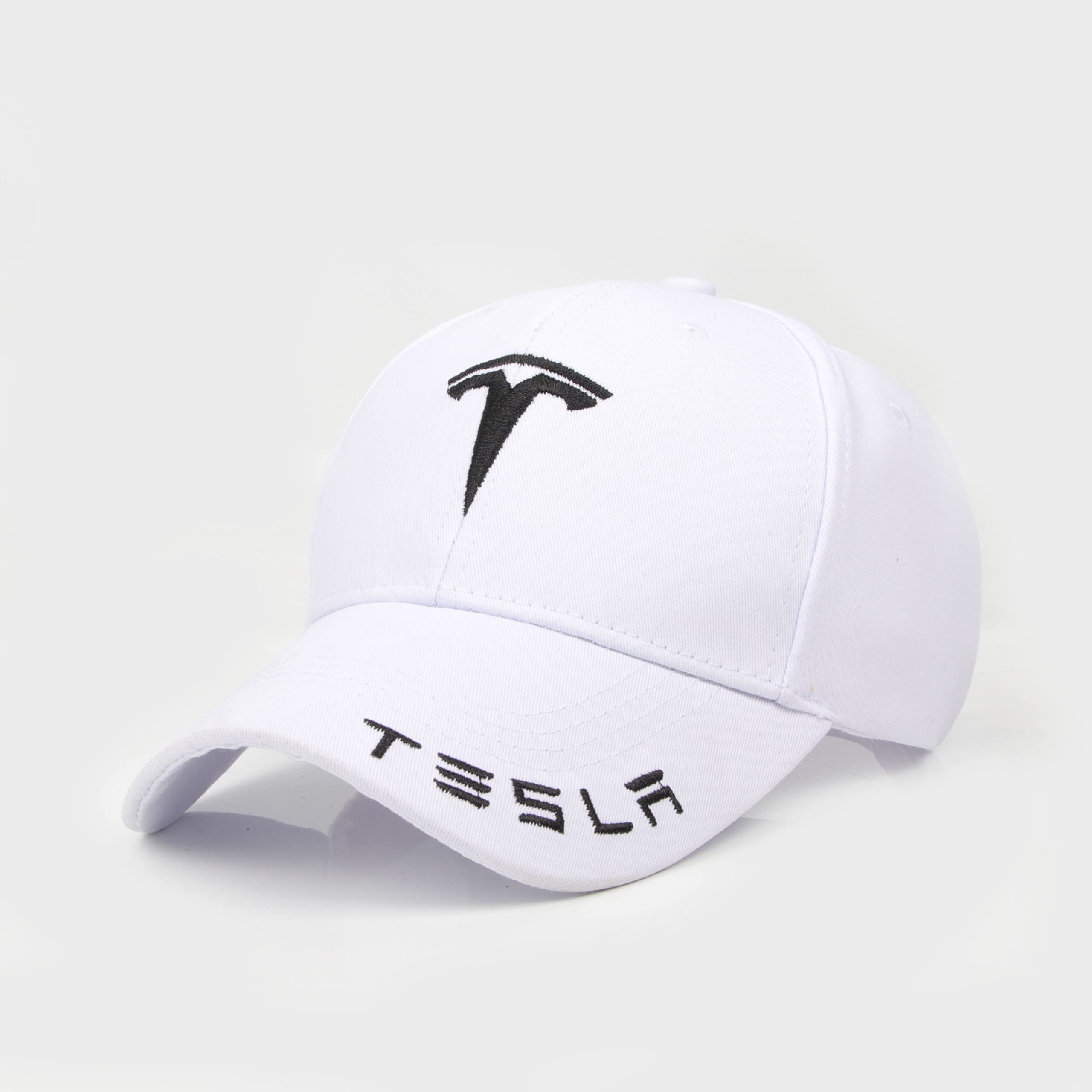 Janie for Tesla Hat Racing Apparel Sun Hat Baseball Cap Travel Cap Racing Motor Hat Unisex Car Accessor(Custom White), Tsl-dzwhite, One Size