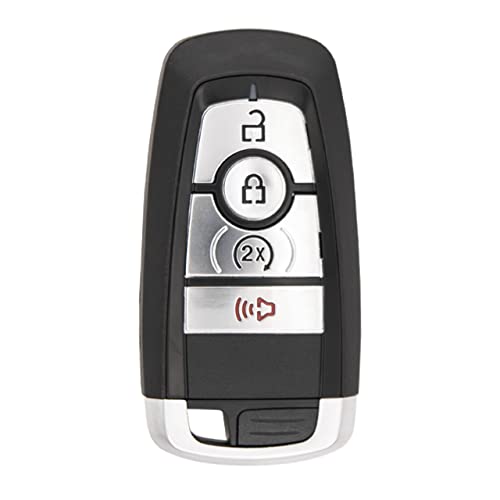 Keyless2Go Replacement for 4 Button Proximity Smart Key 2-Way Gen 5 PEPS for Ford M3N-A2C931426 164-R8182
