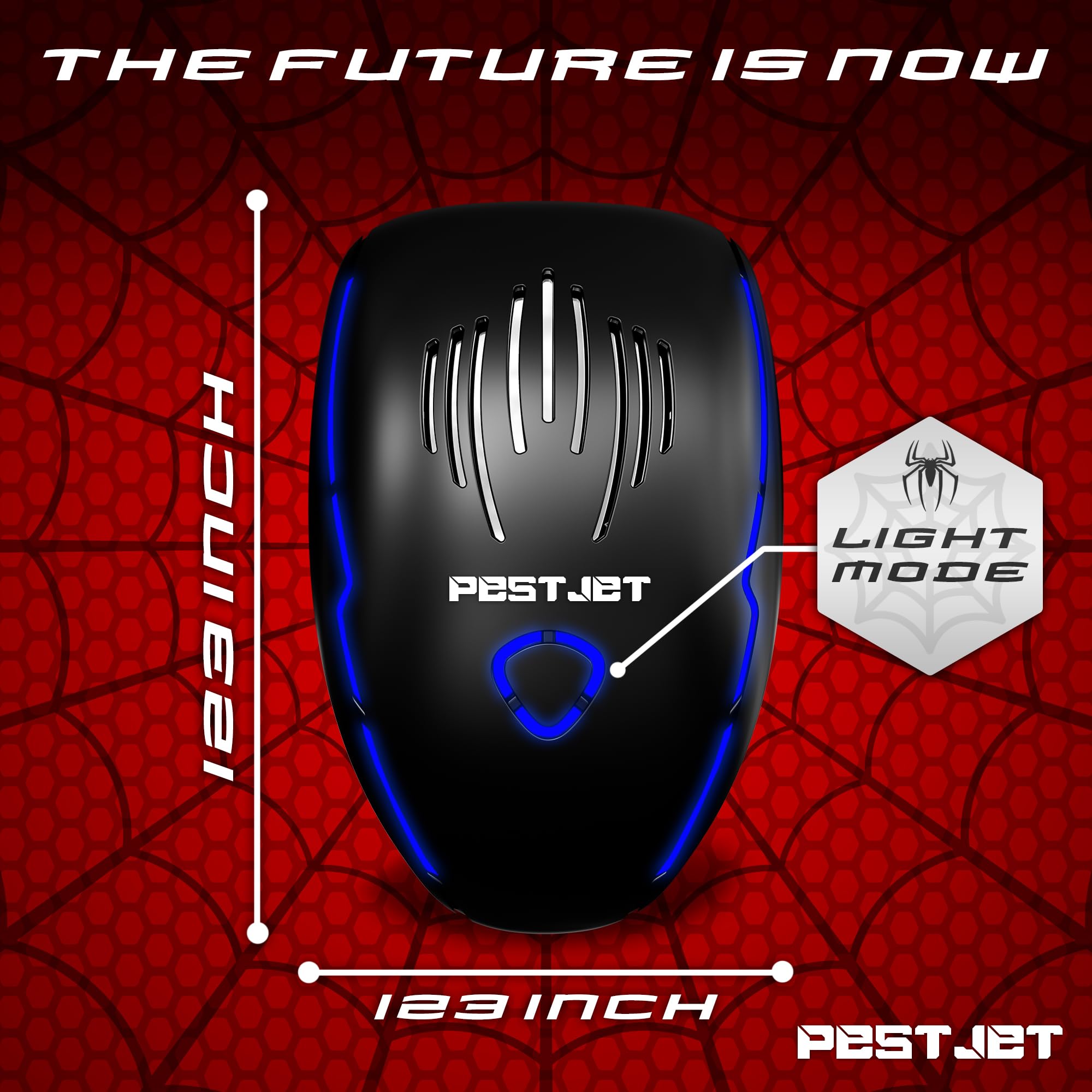 New 2024 Ultrasonic Pest Repeller Plug in - 2 Pack β Outdoor/Indoor Electronic Pest Repellent - Get Rid of Rat Bat Mouse Squirrel Bug Bee Ant Spider Wasp Cockroach Fly Mosquito Rodent Termite Roach