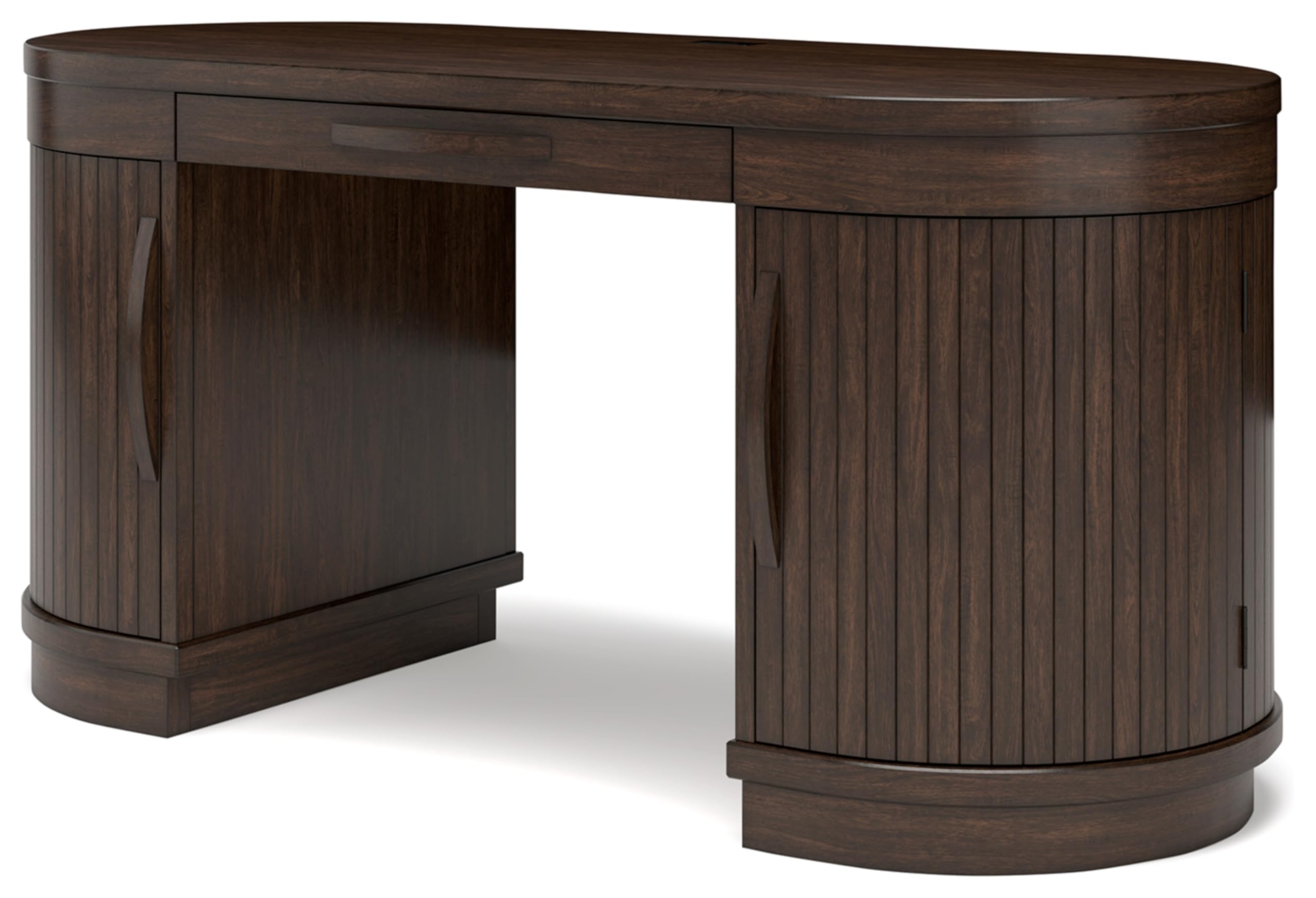 Signature Design by Ashley Korestone Home Office Desk, 63" W x 26" D x 30" H, Dark Brown