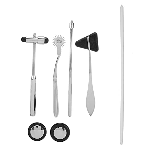 Percussion Hammer Set, Rugged Stethoscope Hammer Kit 5Pcs Rolling Design for Bedroom