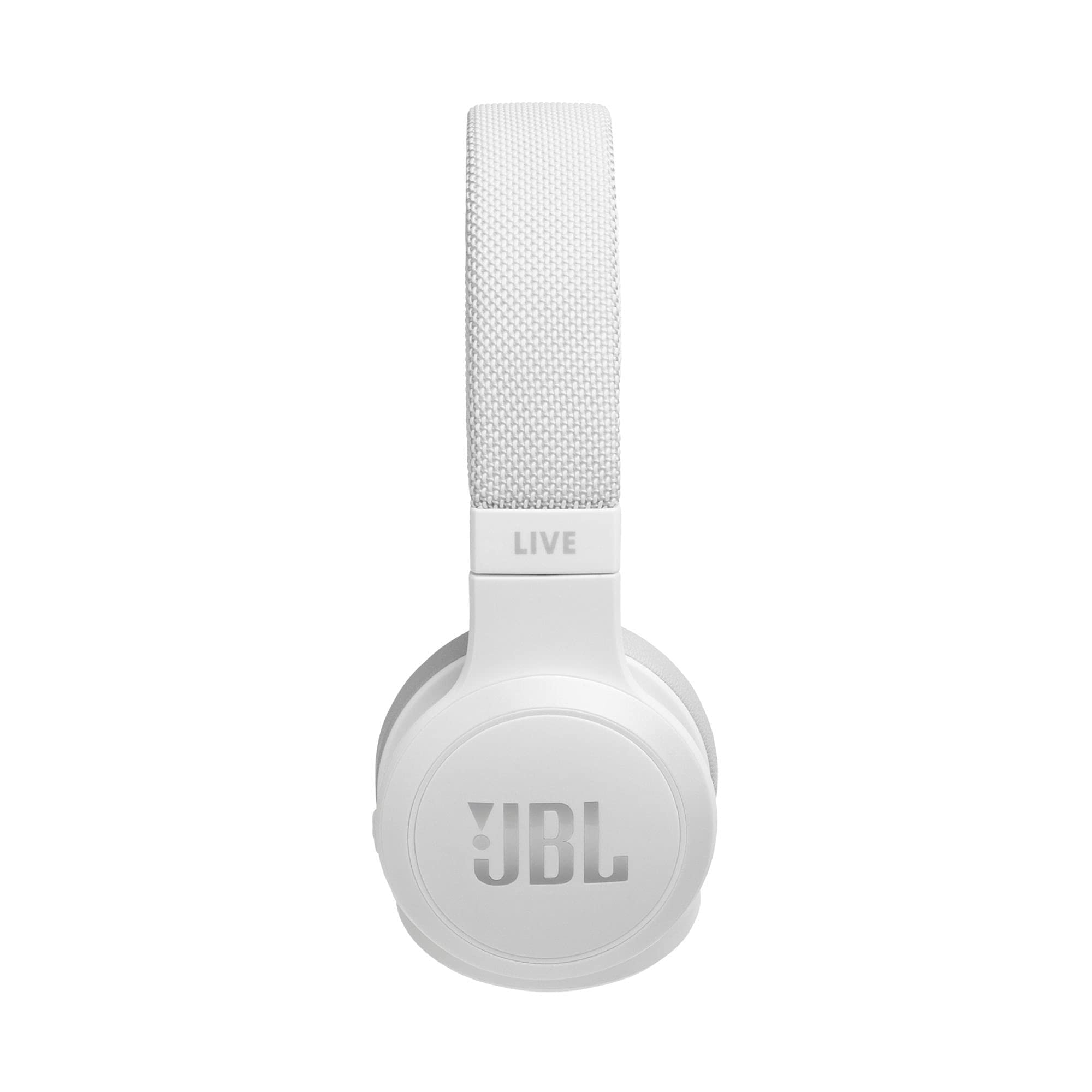 JBL LIVE 400BT On-Ear Wireless Bluetooth Technology Headphones - White (Renewed)