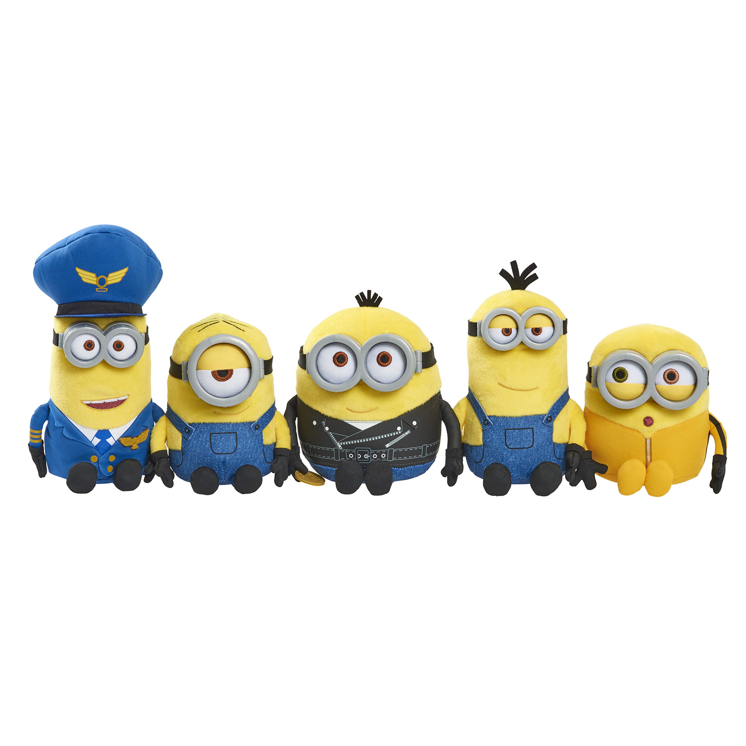 Illumination's Minions: The Rise of Gru Small Plush Stuart, Kids Toys for Ages 3 Up by Just Play