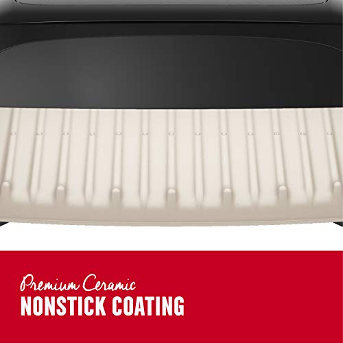 George Foreman 5-Serving Removable Plate Grill and Panini Press, Platinum, GRP472P