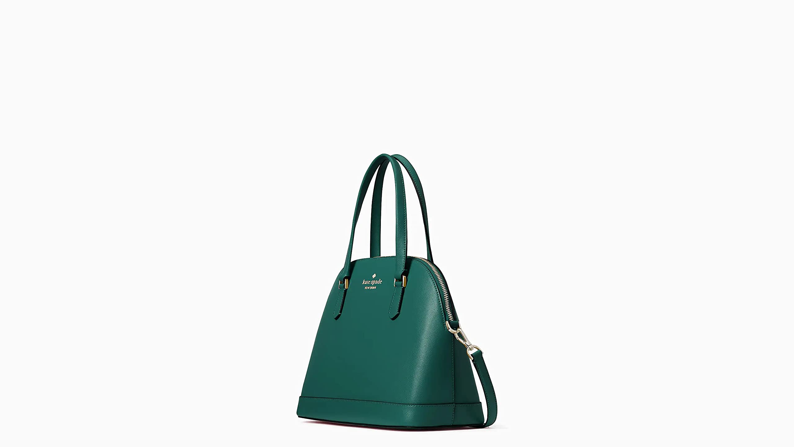 Kate Spade New York Sadie Dome Satchel Medium (Deep Jade)