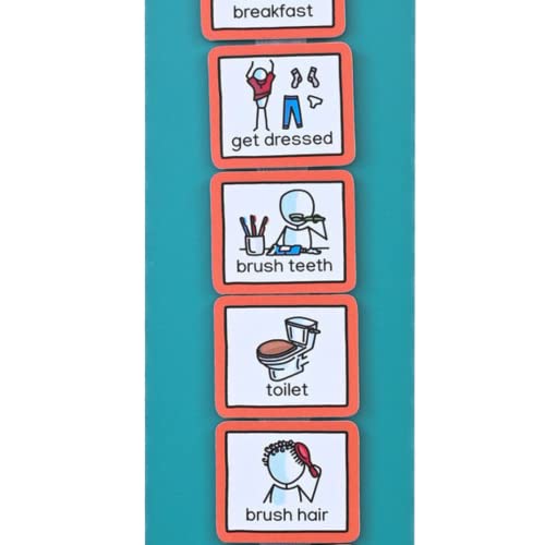 Morning and Bedtime Routine Chart by Create Visual Aids to support routine. Visual schedule or visual timetable for autism, speech and language, toddlers, preschool.