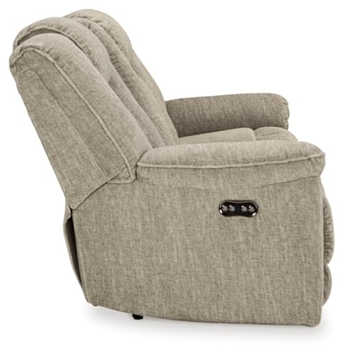 Signature Design by Ashley Hindmarsh Power Reclining Sofa, 86" W x 44" D x 42" H, Gray