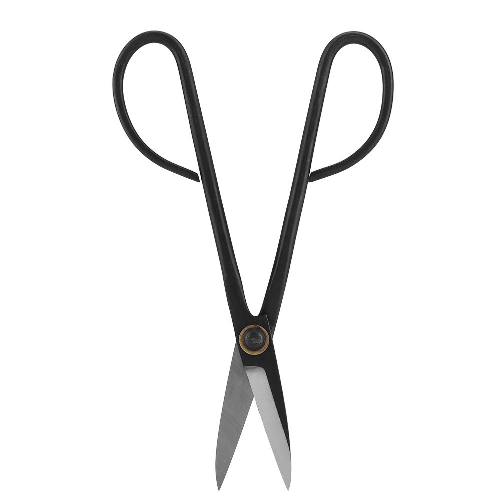 Oumefar 205mm Long Handle Bonsai Scissors Steel Pruning Shear Bud Leaves Twigs Cutting Trimming Tool Garden Equipment