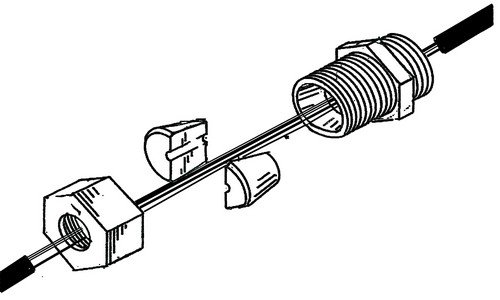 Morris Products 15393 Kenny Clamp, 6 Awg Stranded