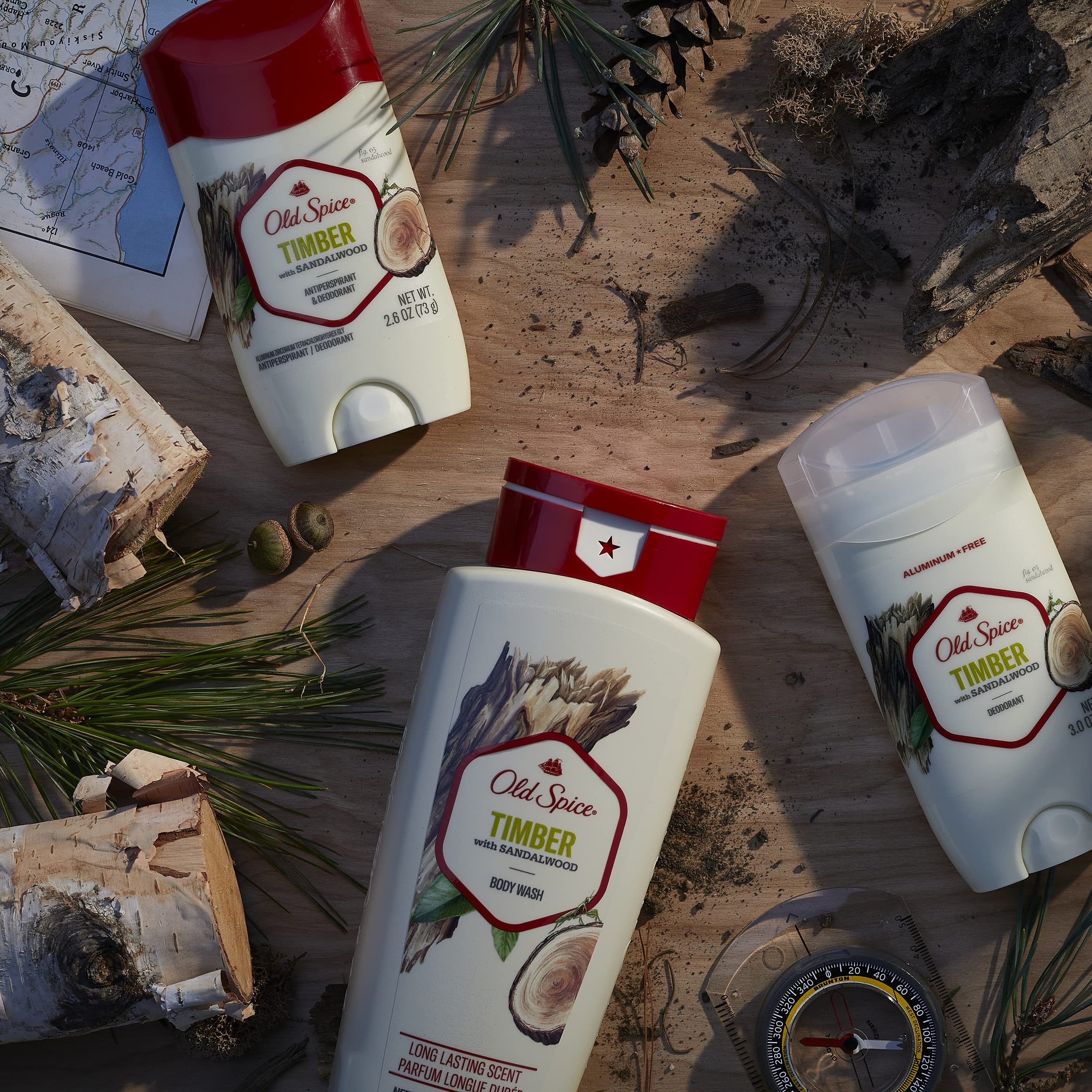 Old Spice Body Wash for Men, 24/7 Moisturization, 24/7 Shower Fresh with Long Lasting Scent, Gentle on Skin, Timber Scent, 30 fl oz (Pack of 4)