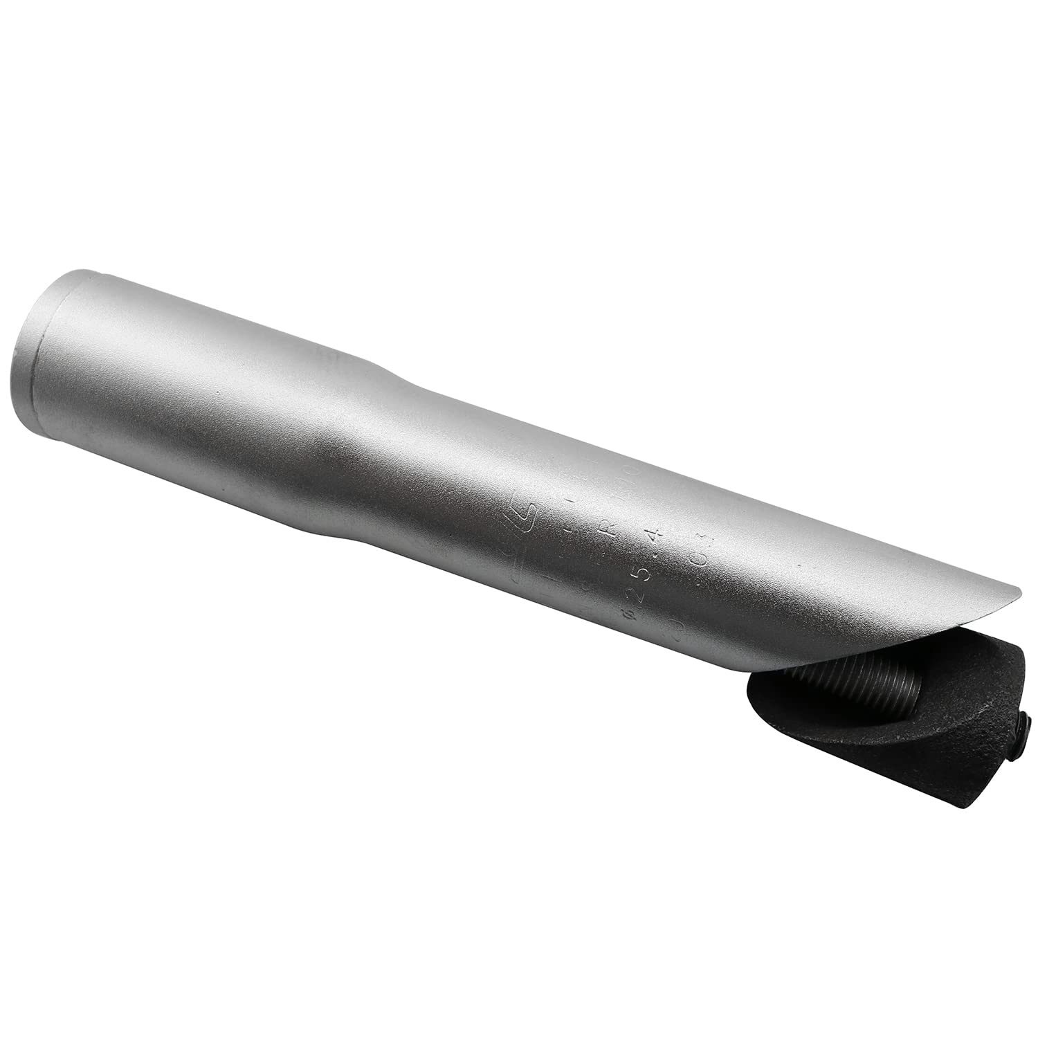 LQ Industrial Bicycle Stem Riser Adapter Aluminum Headstock Vertical Core 25.4mm Silver for Mountain Bike