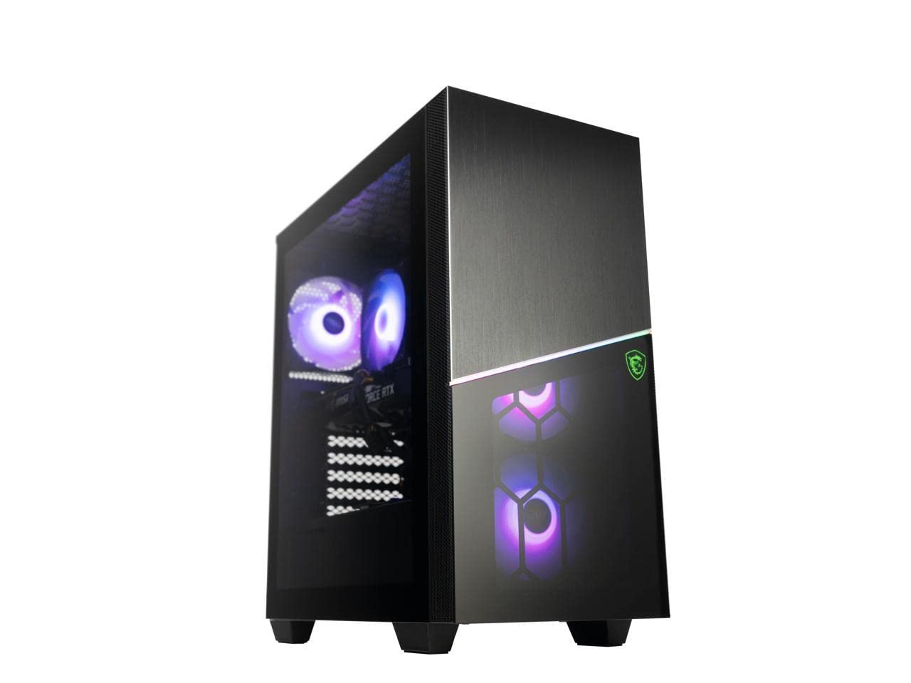 MSI Infinite ZS (Full) Gaming Desktop, AMD Ryzen R5-5600X, GeForce RTX 3050, 16GB Memory (Dual-CHL), 500GB SSD, WiFi 6, USB Type-C, VR-Ready, Windows 11 Home (5TH-401US)