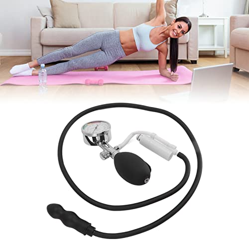 Omabeta Women Body Ball Pressure Meter, Wide Test Range Easy Adjustment Body Pressure Gauge Better Training with Relief Valve for Hospital