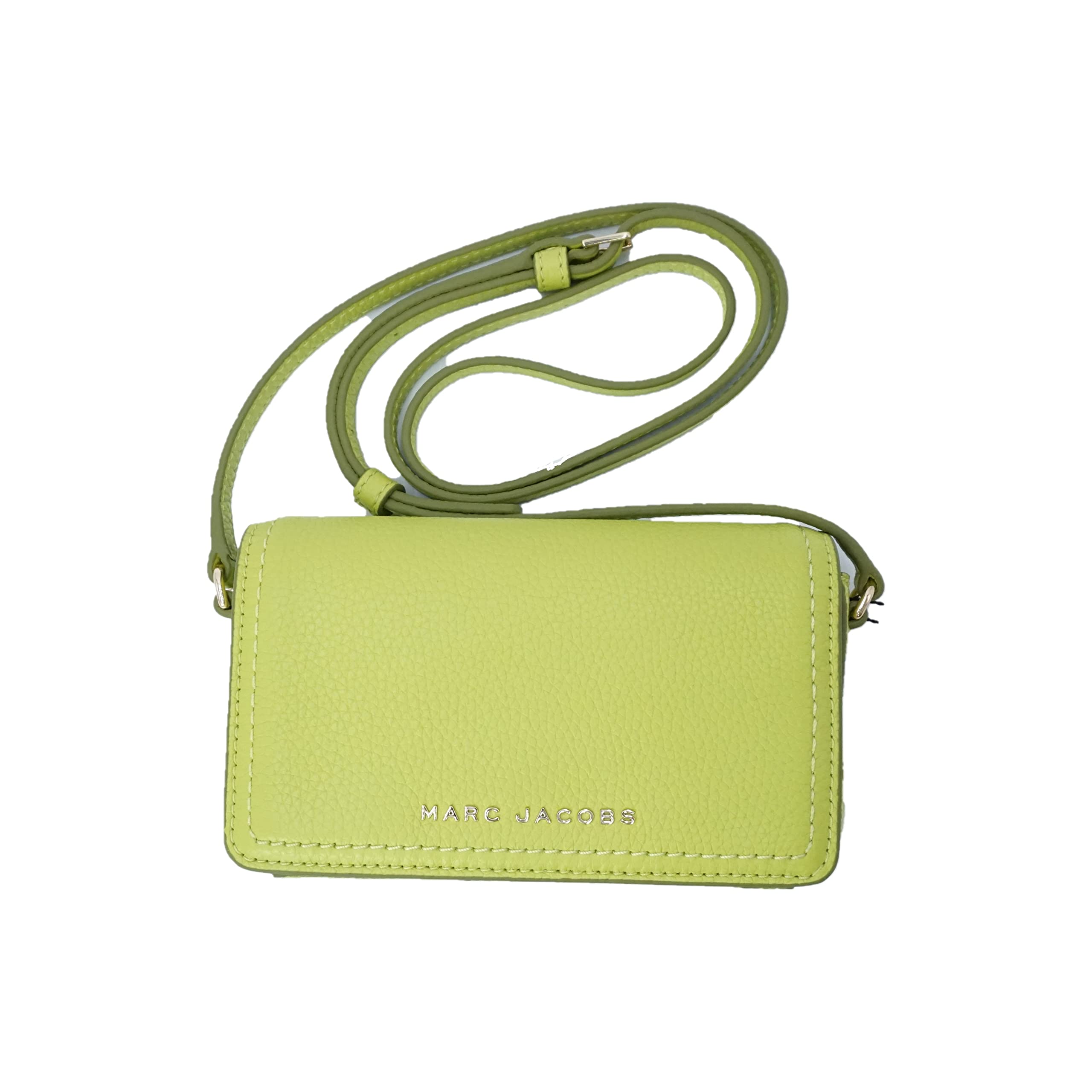 Marc Jacobs H107L0FA21-322 Green Oasis With Gold Hardware Women's Groove Leather Mini Crossbody Bag