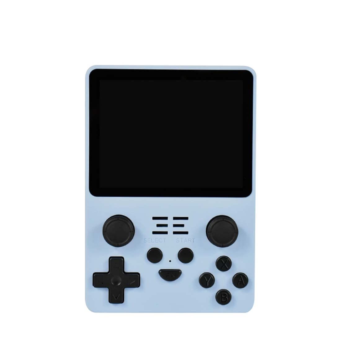 Lingxuinfo Powkiddy RGB20S Handheld Game Console Portable Retro Arcade with Built in 20000 Games, 16G+128G, 3.5 Inches IPS Screen, Powkiddy Game Console for Kids Adults-Blue