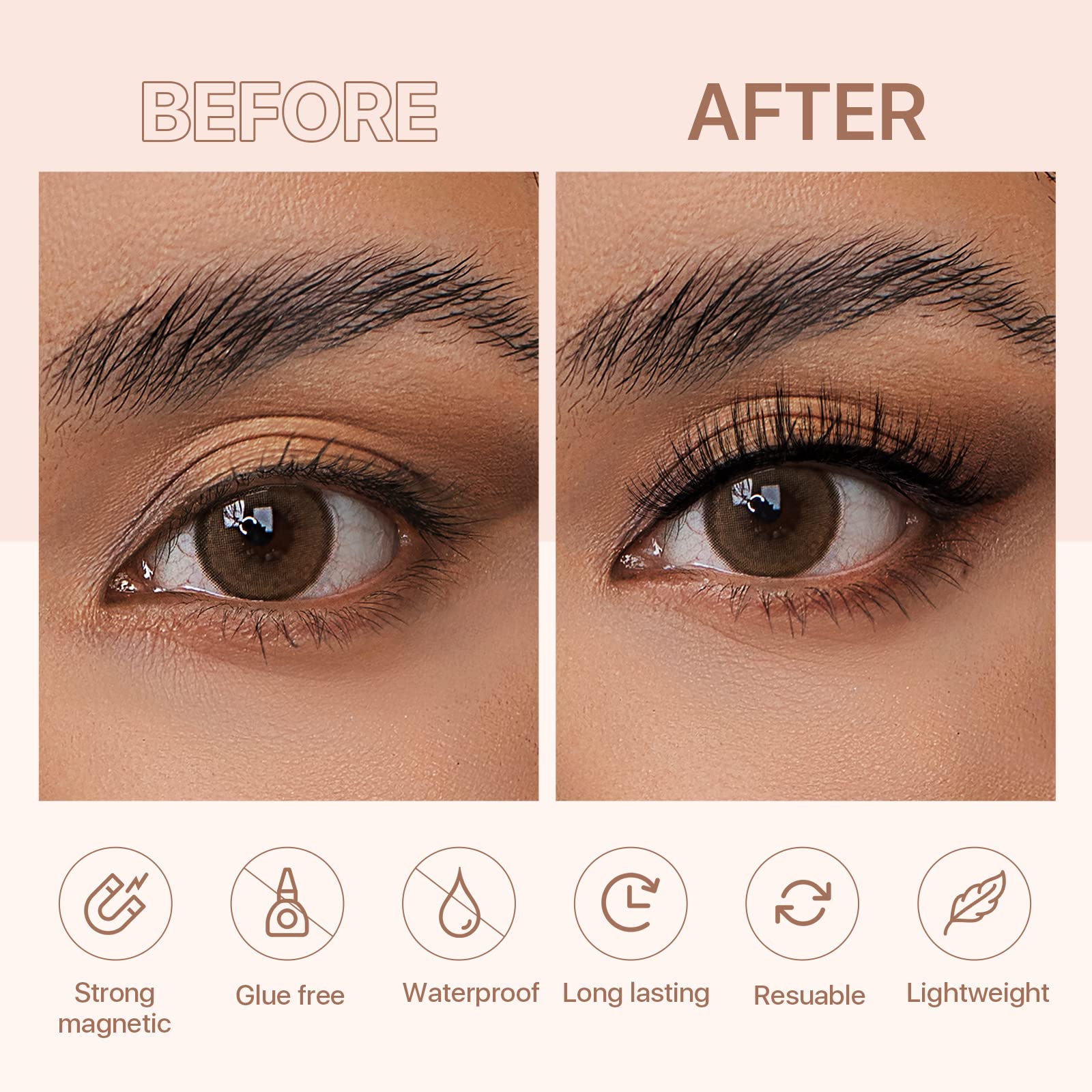MLEN Dual Magnetic Eyelashes (01)