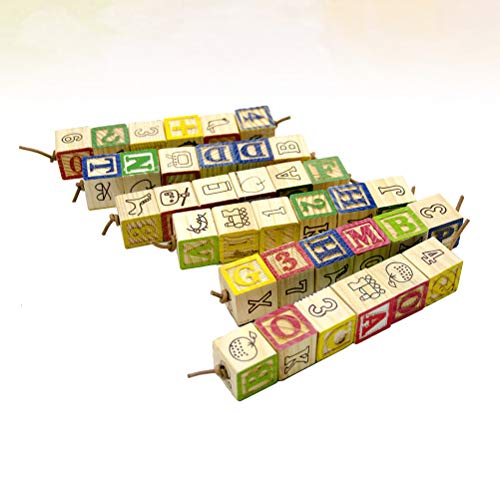 Pet Bird Supplies Parrot Chewing Block Toy Birds Grinding String Toy Parrot Tearing Block Birds Accessories Without Hooks Random Pattern