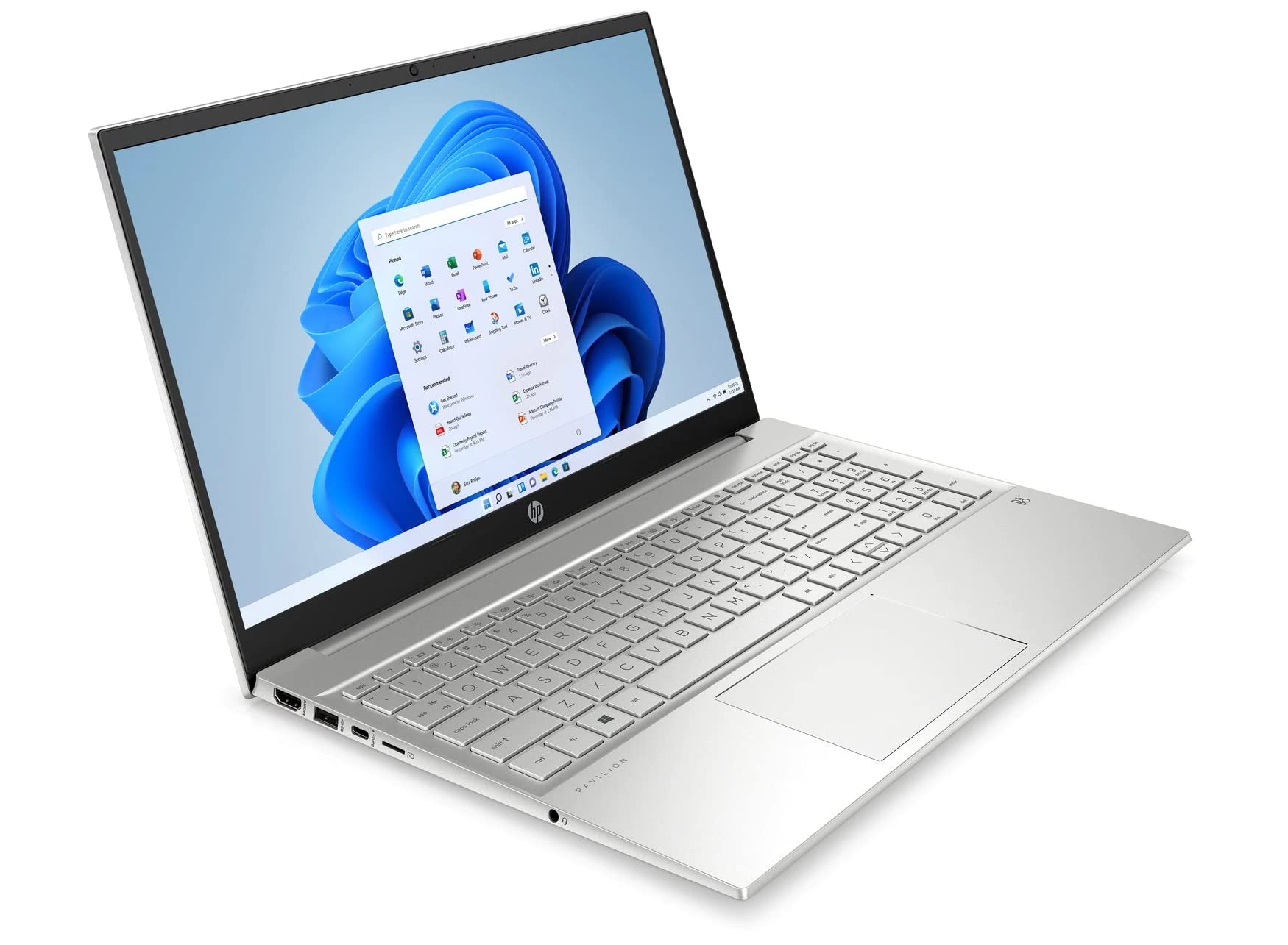 HP Pavilion 15.6" FHD IPS Touchscreen Premium Laptop | 11th Gen Intel Core i5-1135G7 | Intel Iris Xe Graphics | 12GB RAM | 256GB SSD | WiFi | HDMI | Windows 10 | Silver