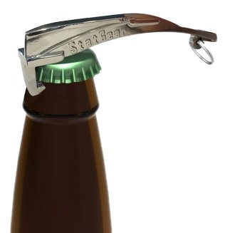 Laryngoscope Keychain Novelty Personalized Engraved Bottle Opener for CMA, EMS, EMT, Nurses - Chrome