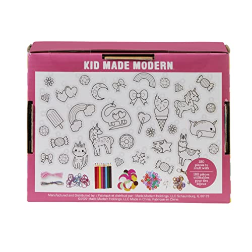 KID MADE MODERN Unicorn Rainbows Shrink Art Jewelry Kit, 1 EA