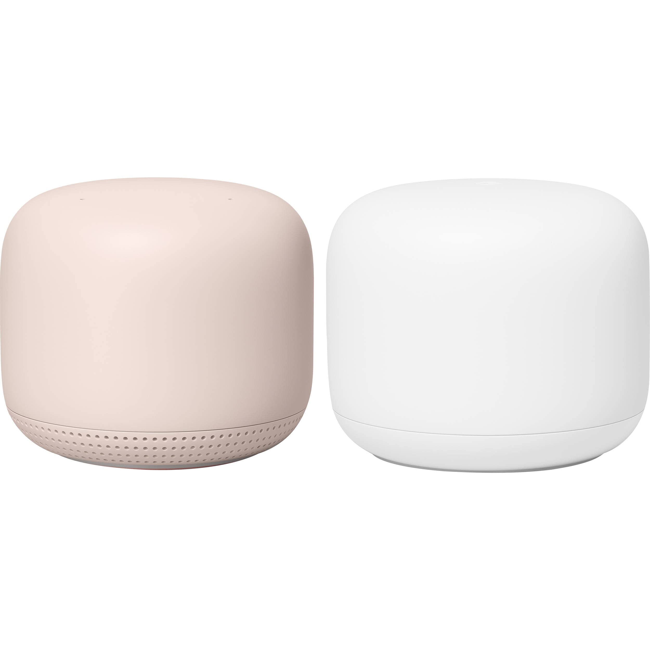 Nest WiFi Router Snow Plus 1 Access Point Sand GA01425-US (Mesh Router for Wireless Internet, Wi-Fi Extender with Smart Speaker) Works with Nest WiFi and Google WiFi Home Wi-Fi Systems
