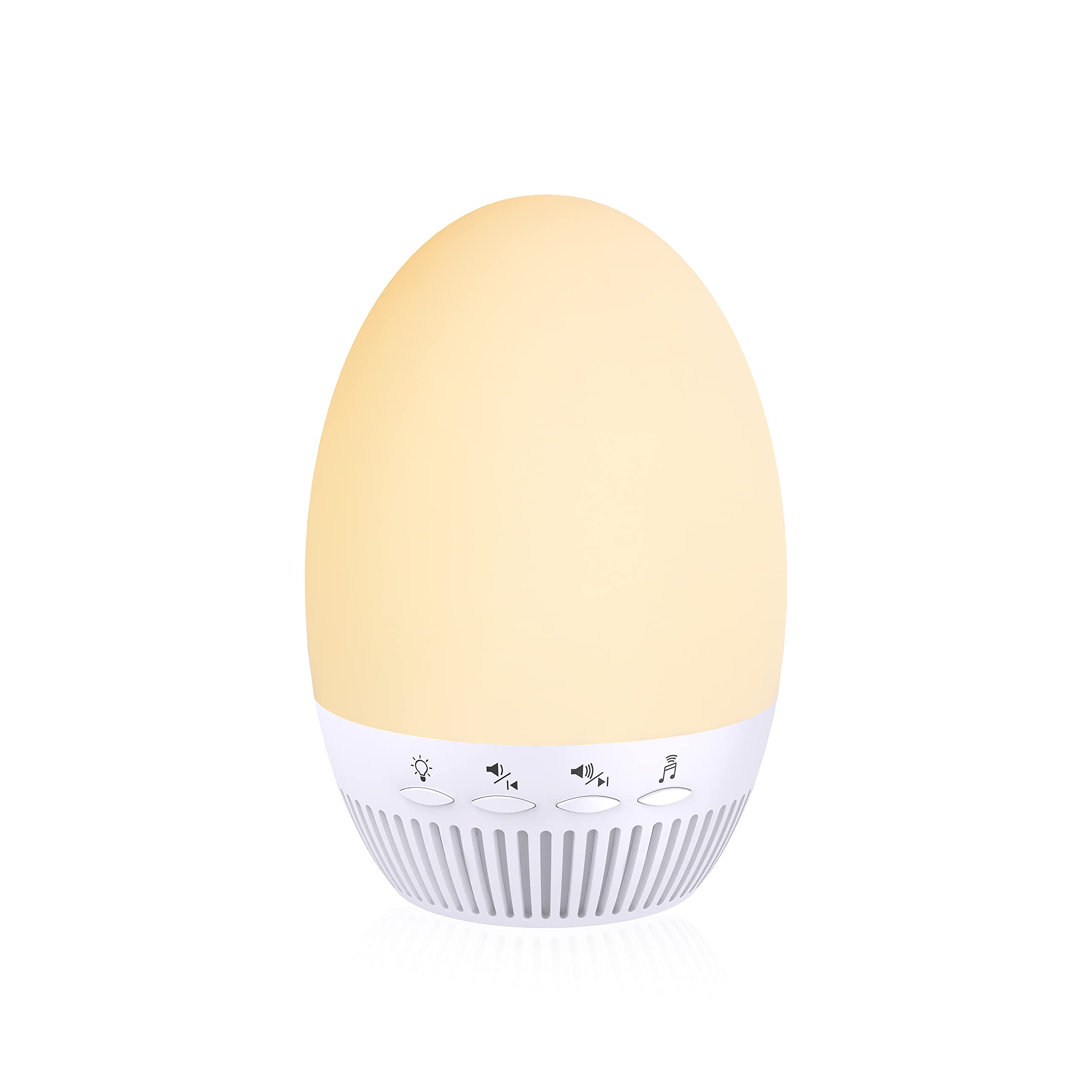 Night Light for Kids, Baby Night Light with White Noise Machine for Better Sleep, Special Control Mode by Press The Soft Shell, Portable Sound Machine for Baby&Adults, Home&Office