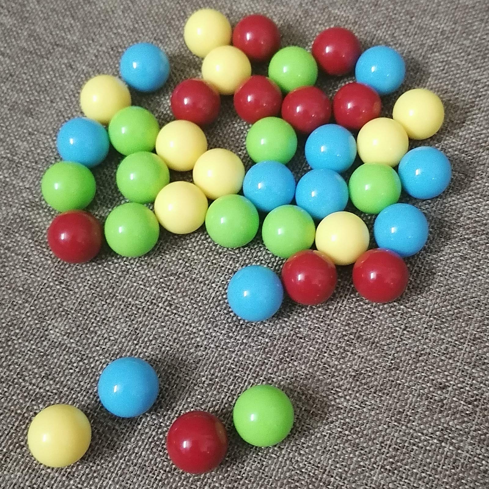 Hotusi 120Pcs Game Replacement Marbles Balls Compatible with Hungry Hungry Hippos