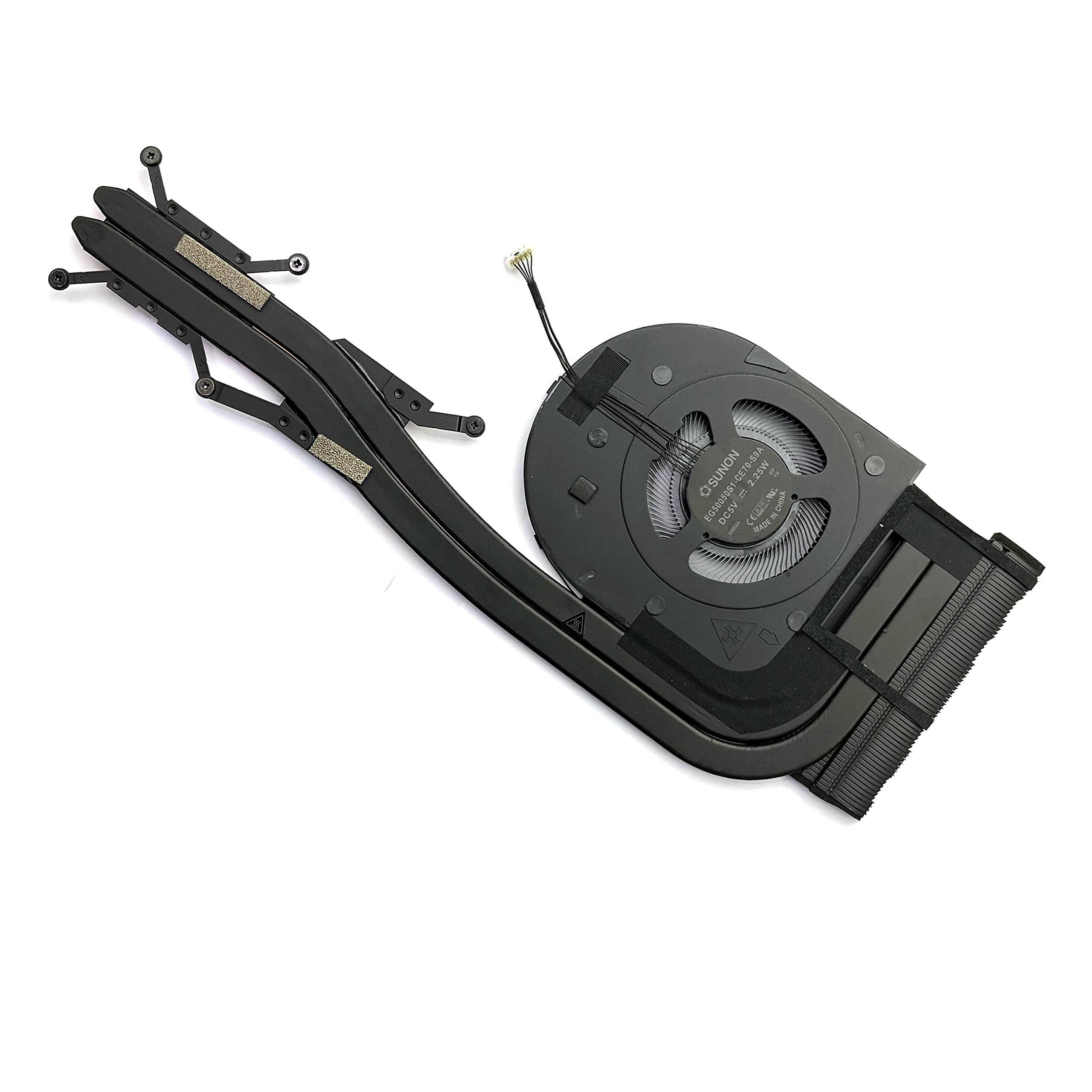 New Genuine CPU Cooling Fan with Heatsink Compatible with Thinkpad T590 P53s Discrete Graphics Version 01YU196 01YU197