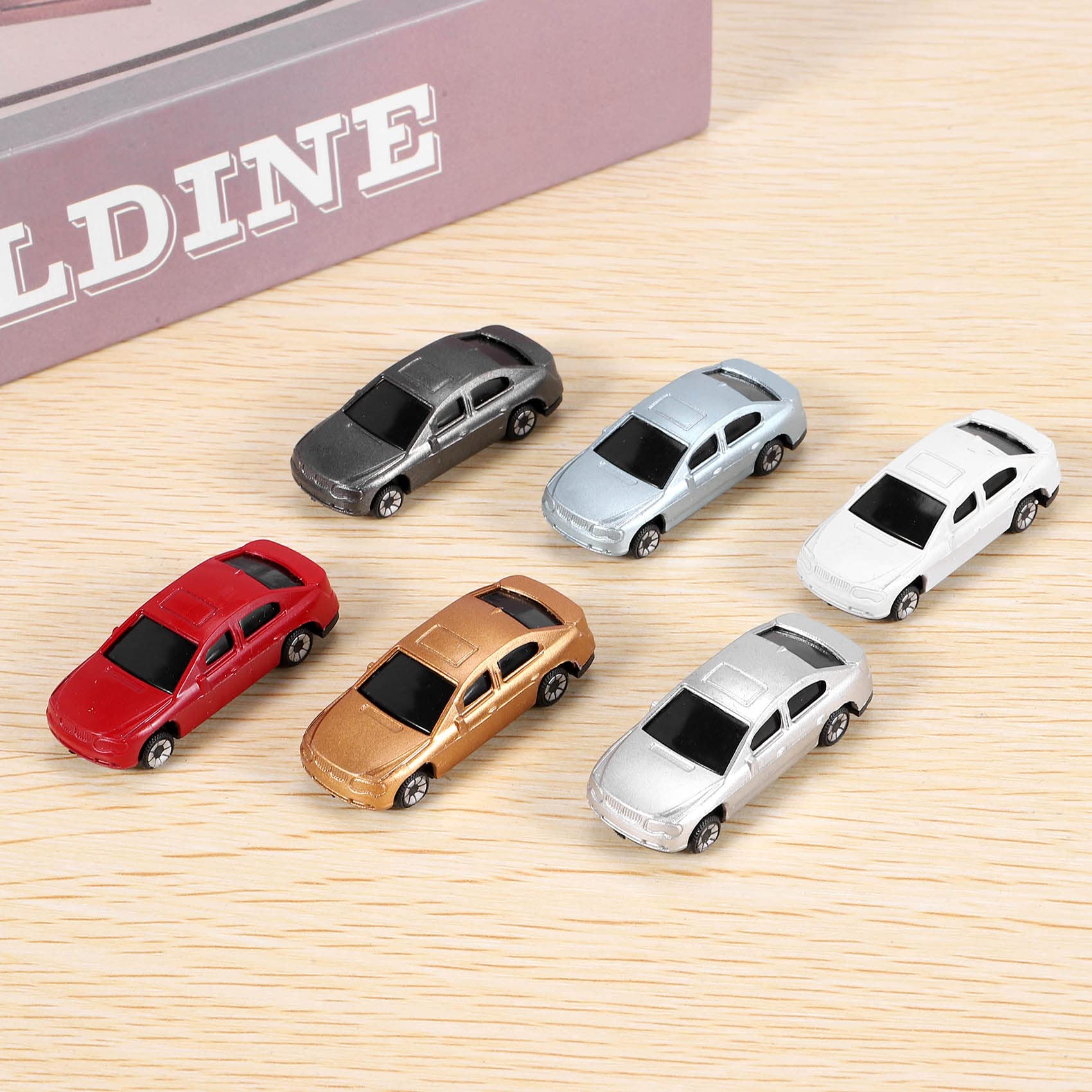 Limnyves 50Pcs 1:87 HO Scale Model Car Painted Car Models HO//N Scale Railway Modeling Making Mat (500173608)