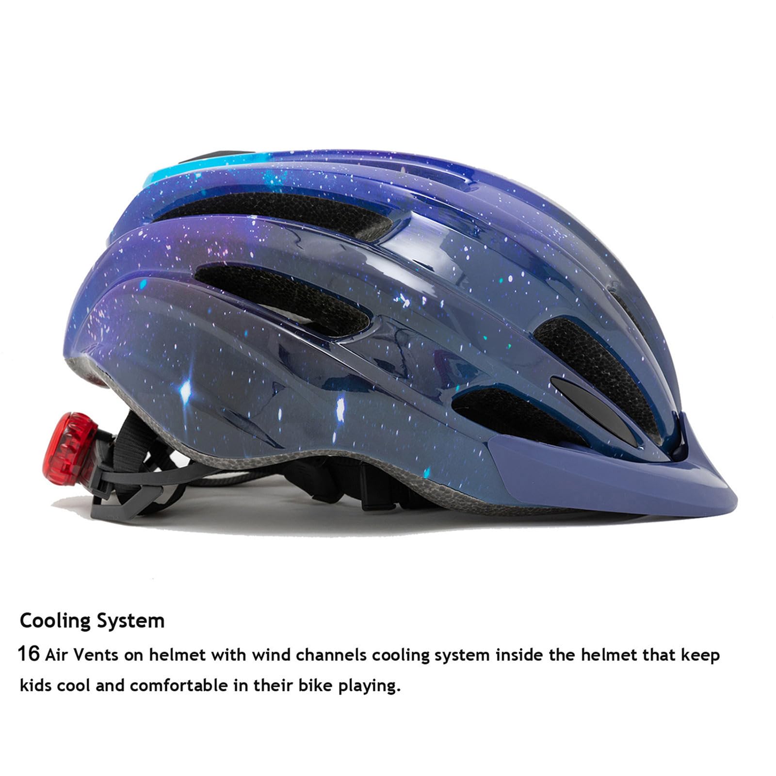 Hsility Bike Helmet Kids Bike Helmet Road Bicycle Helmet with Detachable Visor