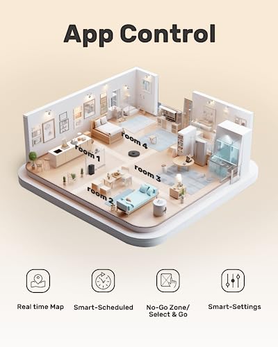 Verefa Robot Vacuum Self Emptying, Up to 70-Day Capacity, LiDAR Navigation, Robot Vacuum 270 Mins Runtime, 3000Pa Suction, Smart Mapping, Carpet Detection, Works with App & Alexa, Ideal for Carpet