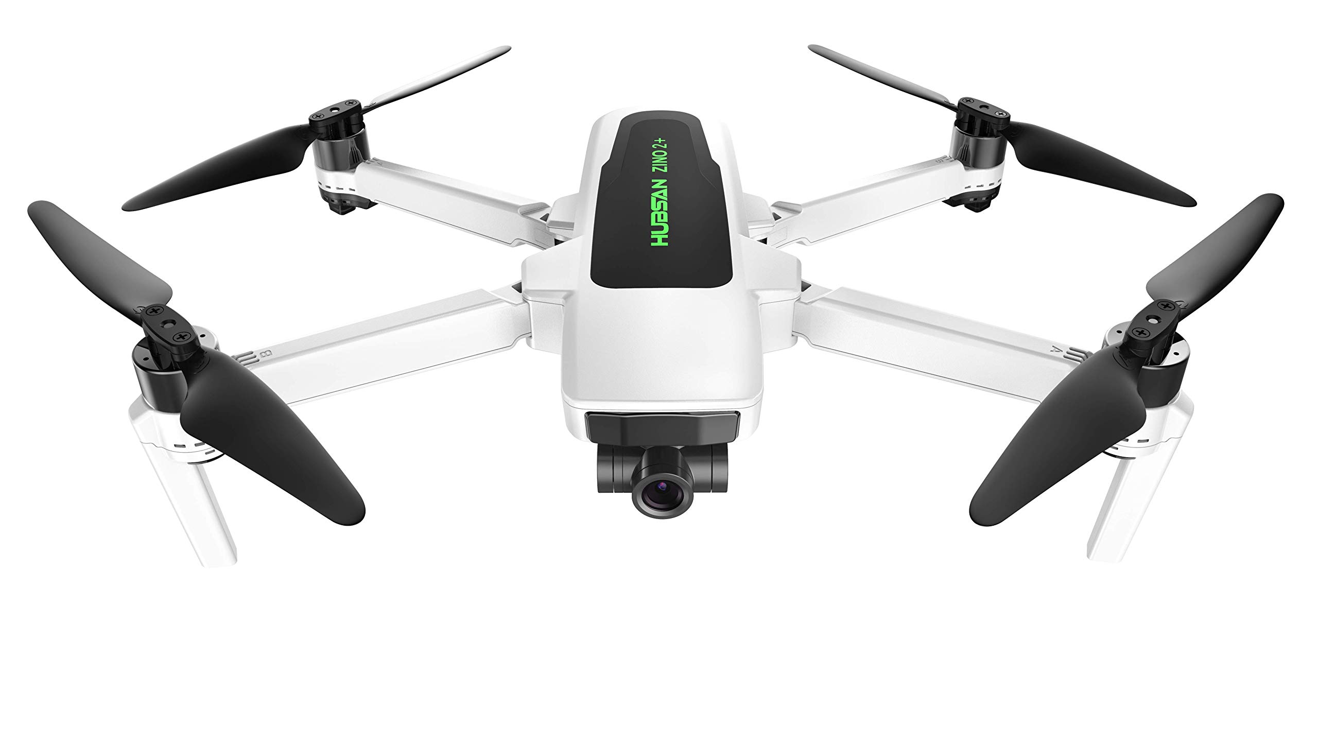 Hubsan Zino 2+ drone with 4K 60fps Camera GPS RC Drone 10KM FPV with 3-axis Gimbal,39Mins Flight Headless mode, Low Power Failsafe Mode(Two Batteries and Bag)