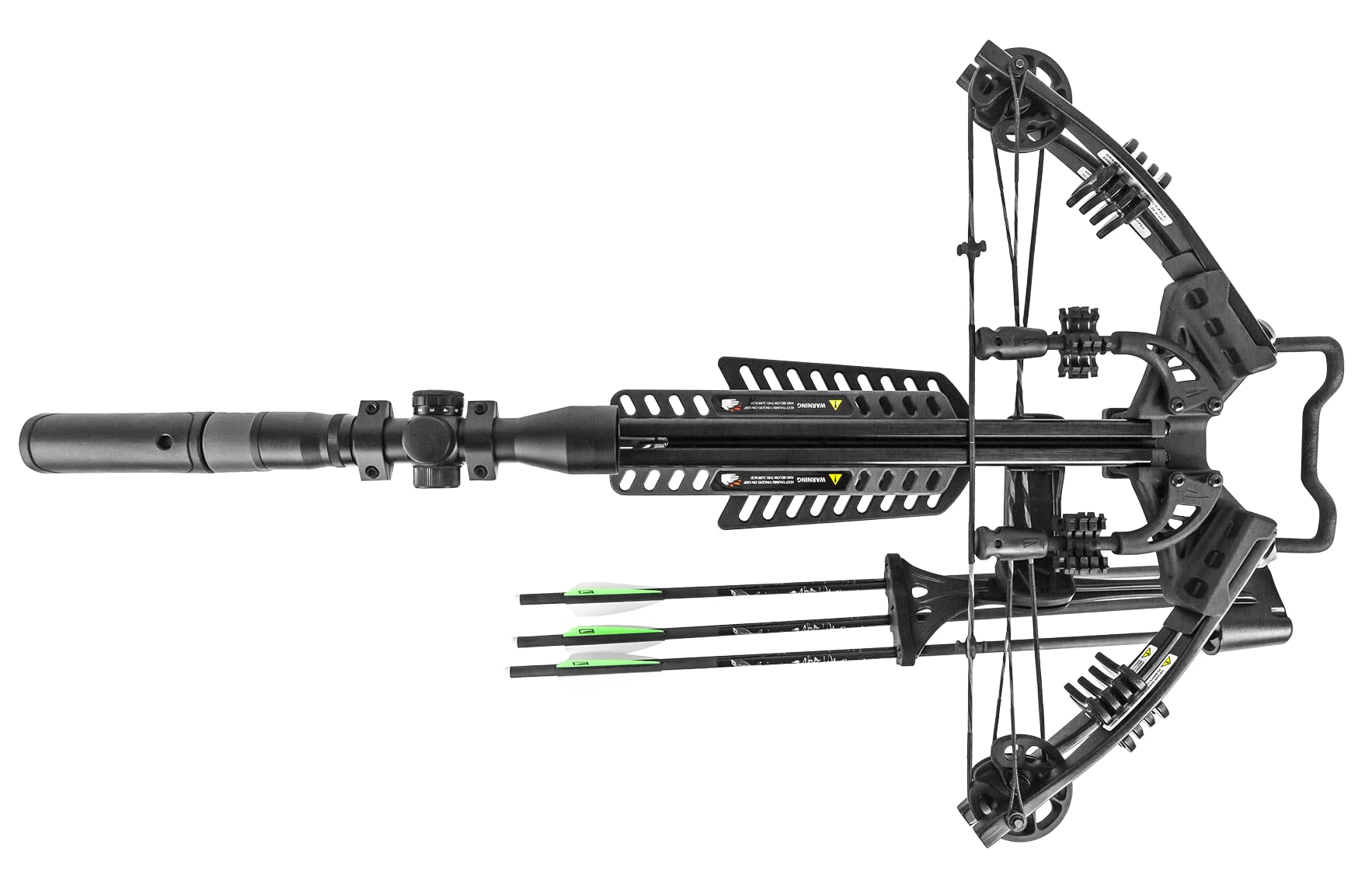 Killer Instinct Burner 415 Crossbow Package. The Burner 415 Shoots a Heart Stopping 415 FPS, Packing a Whopping 141 Foot Pounds of Kinetic Energy, All Released with a 3.5 Precision Grade Trigger.
